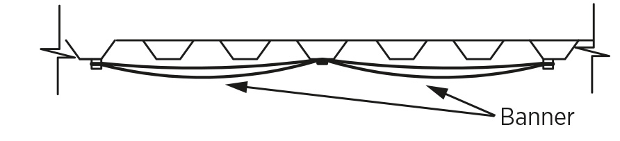 Ceiling Banner – Acoustical Fulfillment