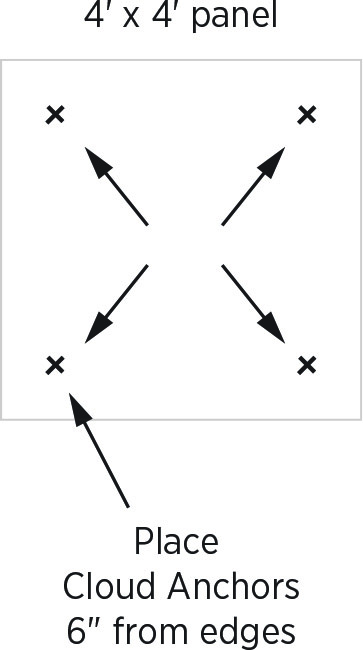 Suspended Ceiling Mounting with Rotofast™ Metal Eye Cloud Anchors ...